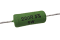 Resistor 220R: R$3,00 - Resistor de Fio 220 Ohm com Potência 5W